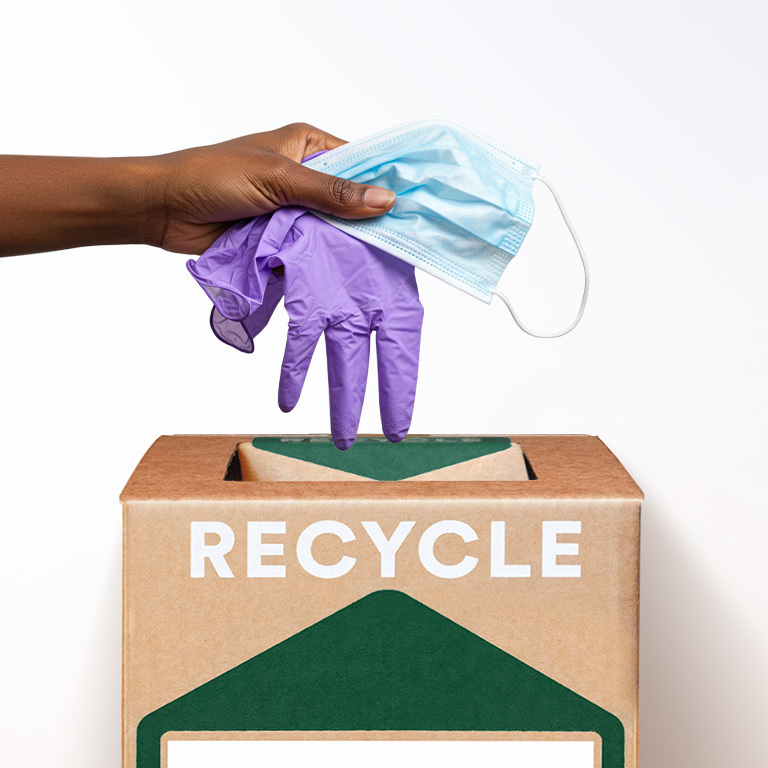 Recycle Disposable Face Masks & Gloves | VetCycle Zero Waste Box™