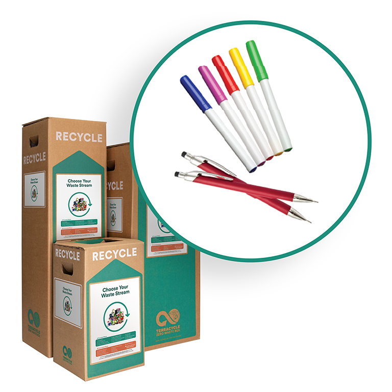 Recycle pens, pencils and markers | OfficeCycle Zero Waste Box™
