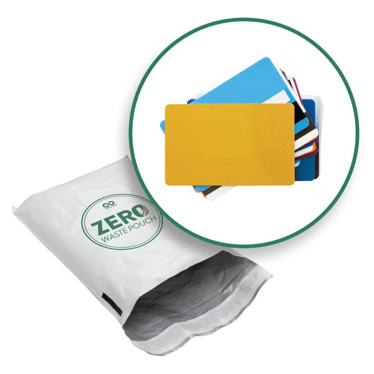 Recycle plastic cards on the go | Zero Waste Pouch