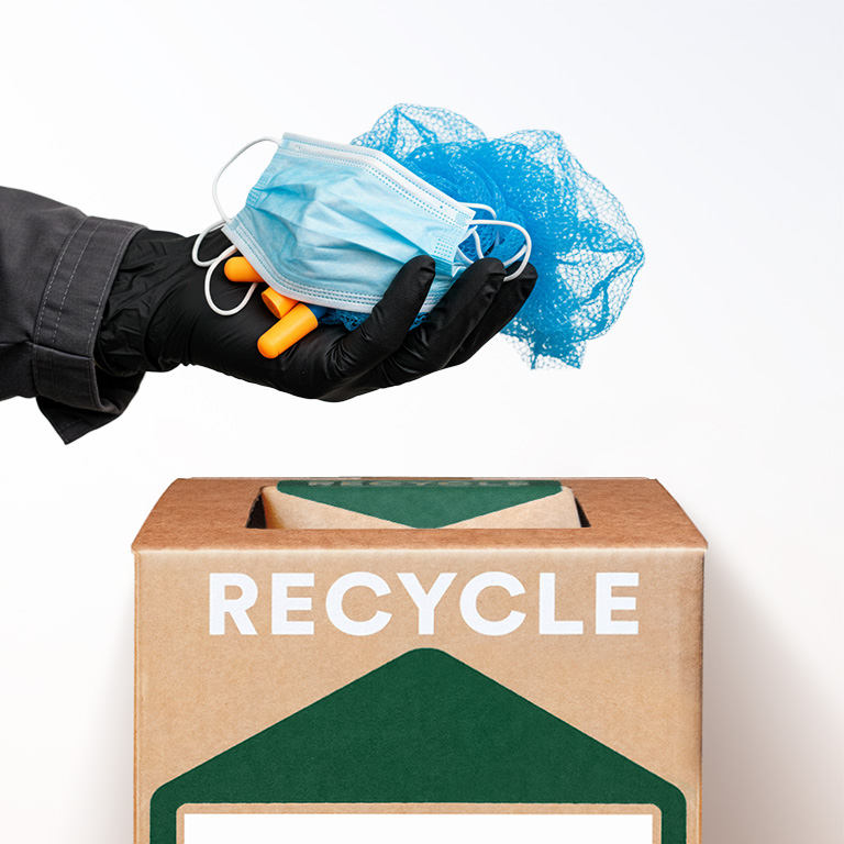 Recycle safety & protective Gear | OfficeCycle Zero Waste Box™