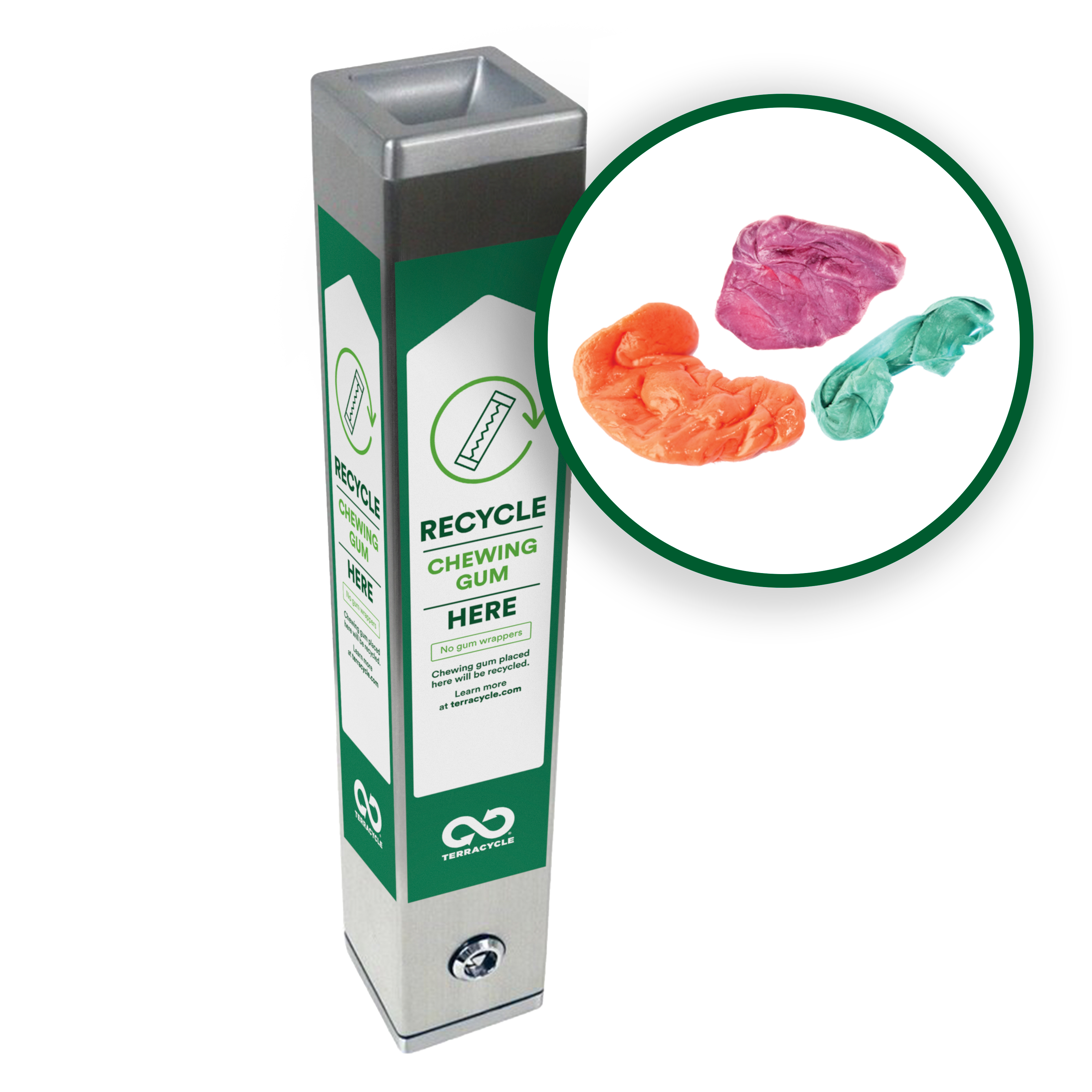 Used Chewing Gum Receptacle