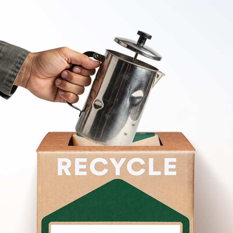 Recycle coffee & tea accessories | EventCycle Zero Waste Box™