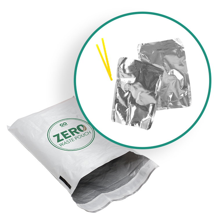 Recycle drink pouches on the go | Zero Waste Pouch