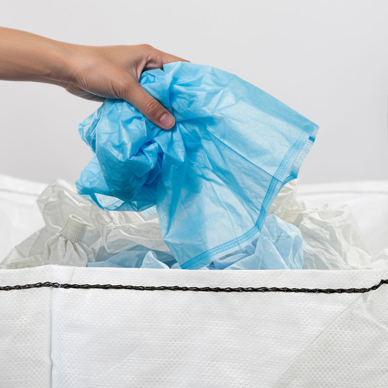 Bulk disposable garments recycling | Zero Waste Pallet
