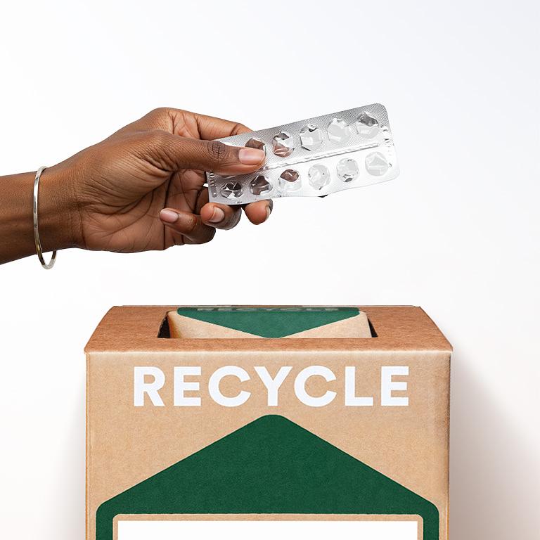 tablet pack recycling